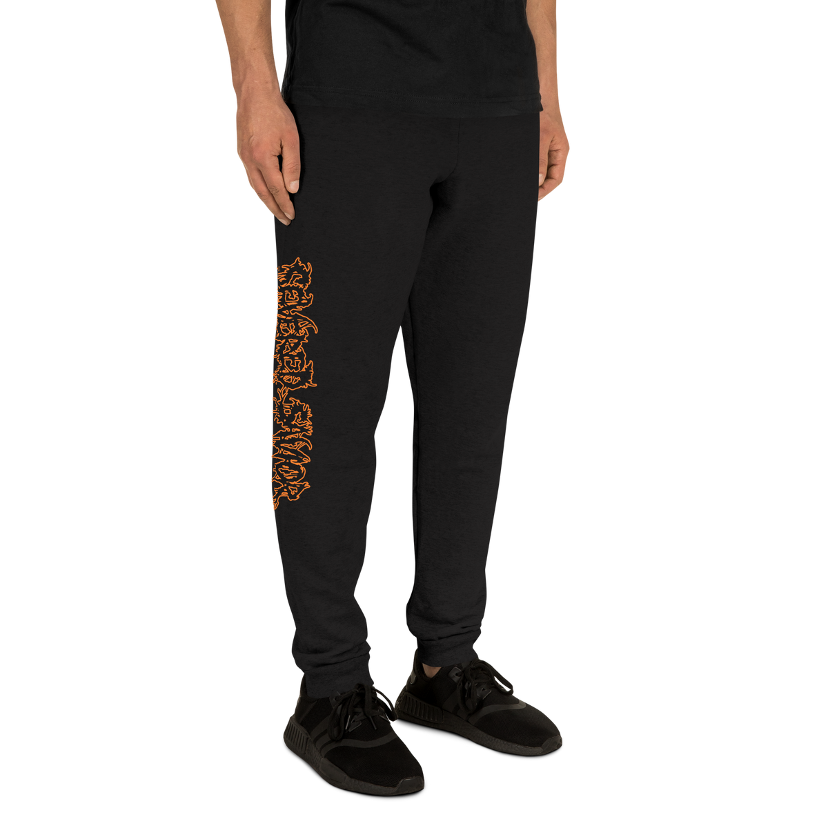 Severed Savior Outline Logo Sweatpants - Orange – Death Metal Apparel